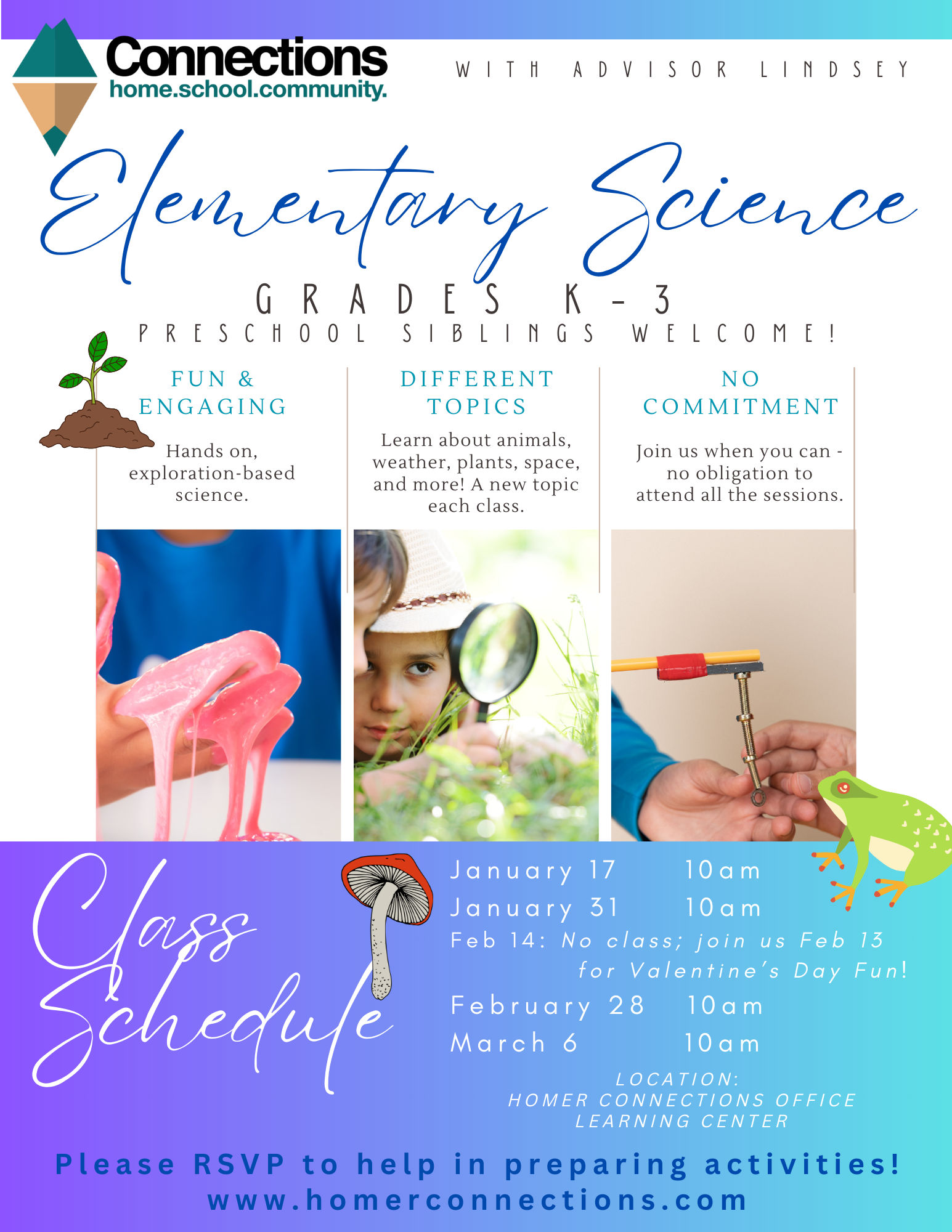 HOMER- Elementary Science - Connections