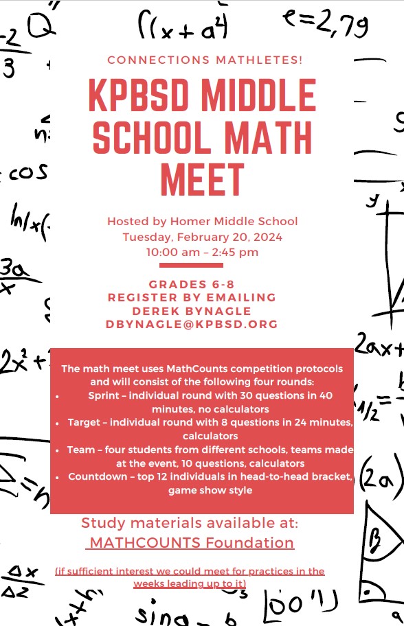 Middle School Math Meet - Connections