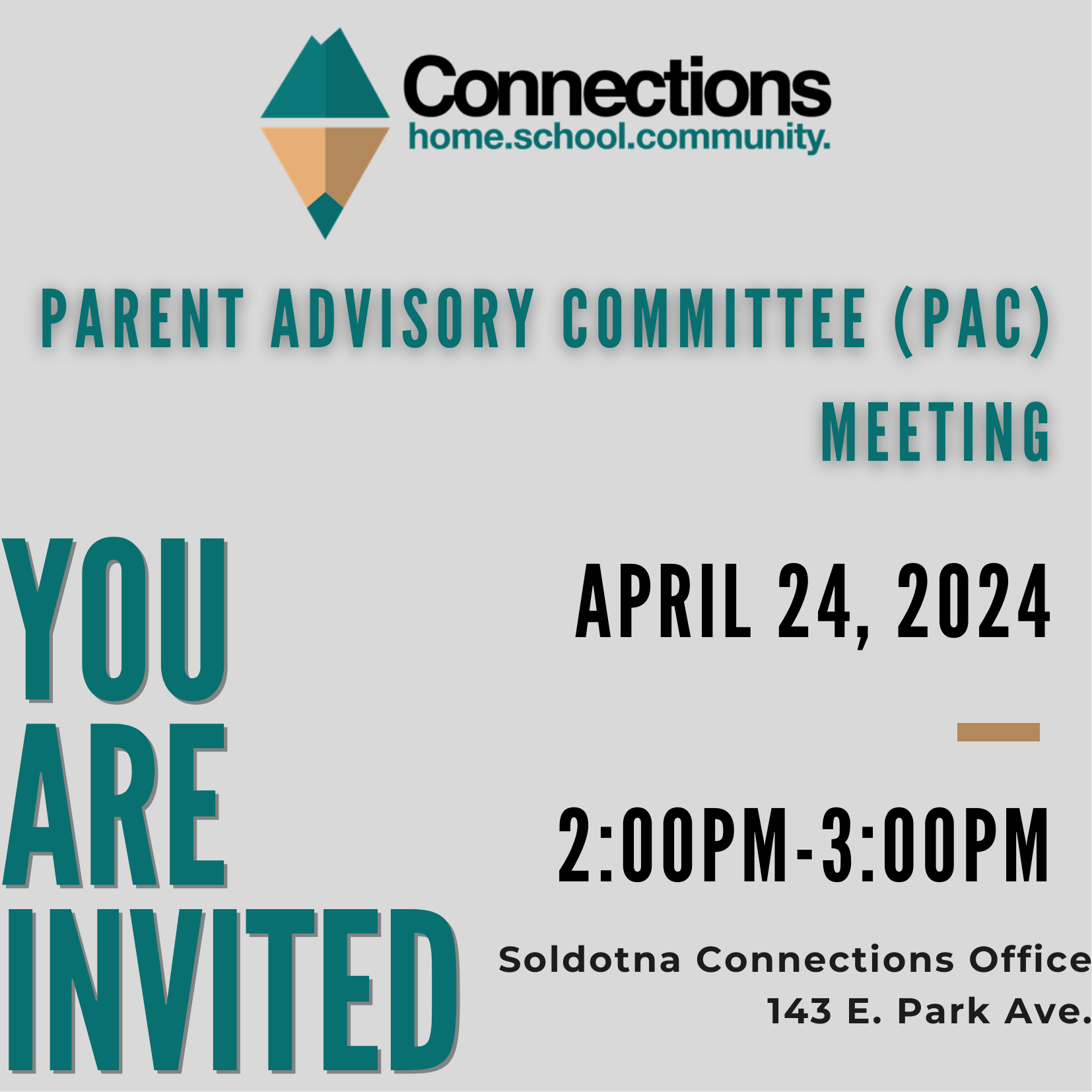 PAC (Parent Advisory Committee) Meeting - Connections